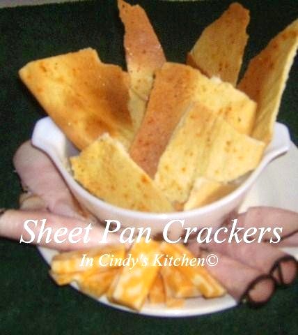 In Cindy's Kitchen: Sheet Pan Crackers: My Way