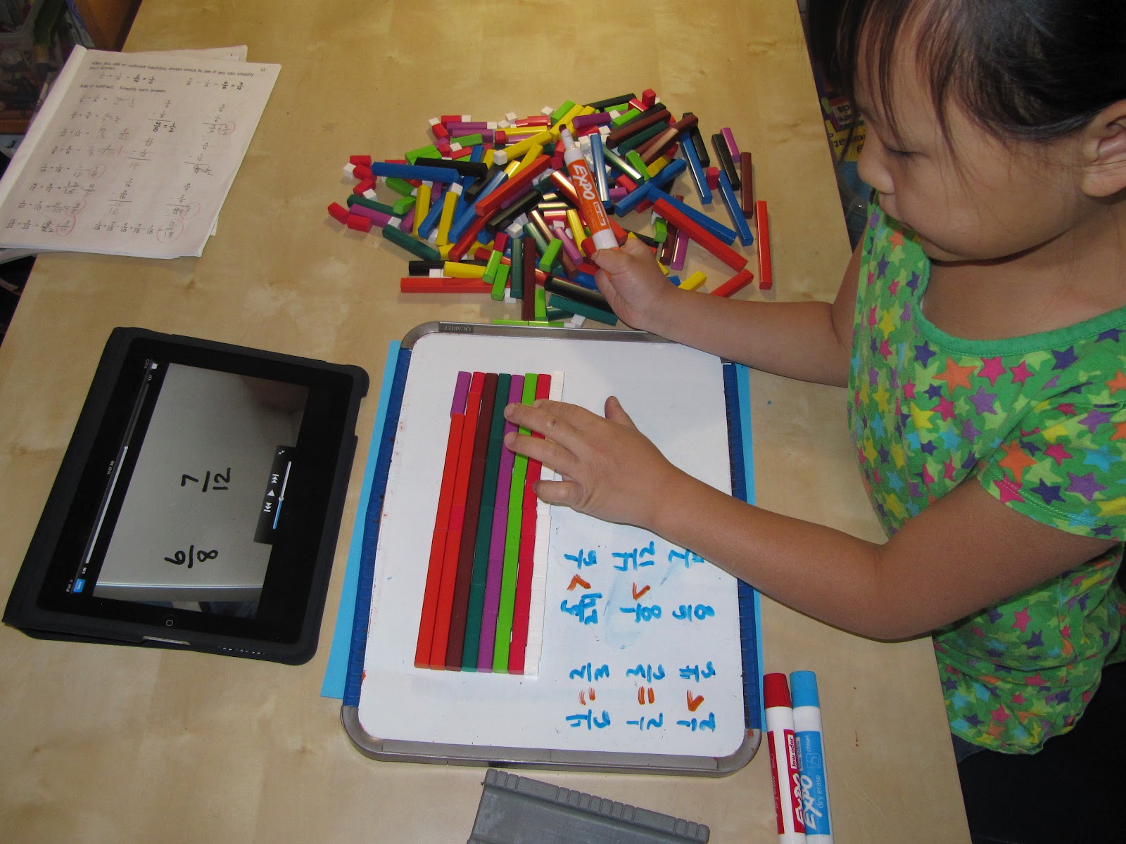 HOMESCHOOL NINJAS: ~~Teach Fractions With Cuisenaire Rods~~