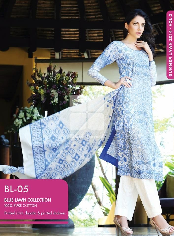 StyleVia: Unique Summer Wear Collection 2014 Vol-2 for Women By Gul Ahmed