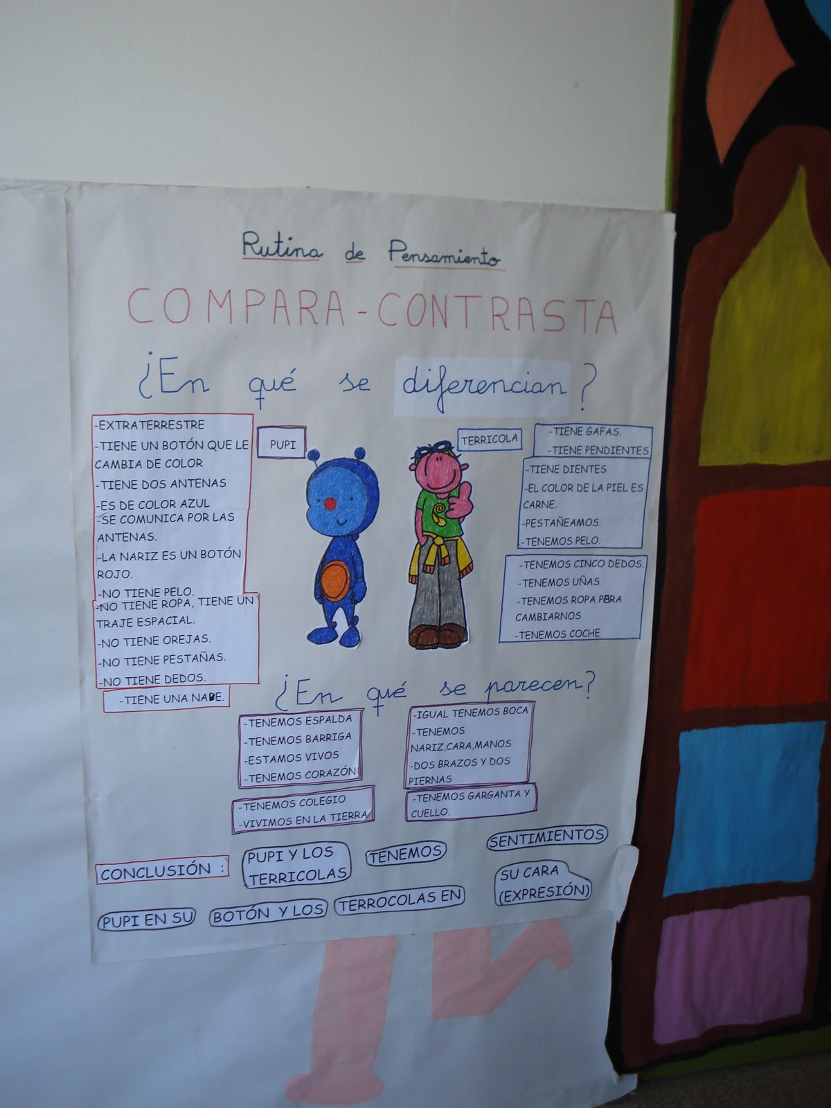PRIMARIA 1º Y 2º STM: RUTINA DE PENSAMIENTO : COMPARA - CONTRASTA