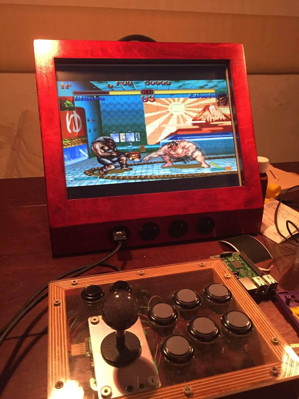 jh: Raspberry Pi based 4-player Arcade Maschine