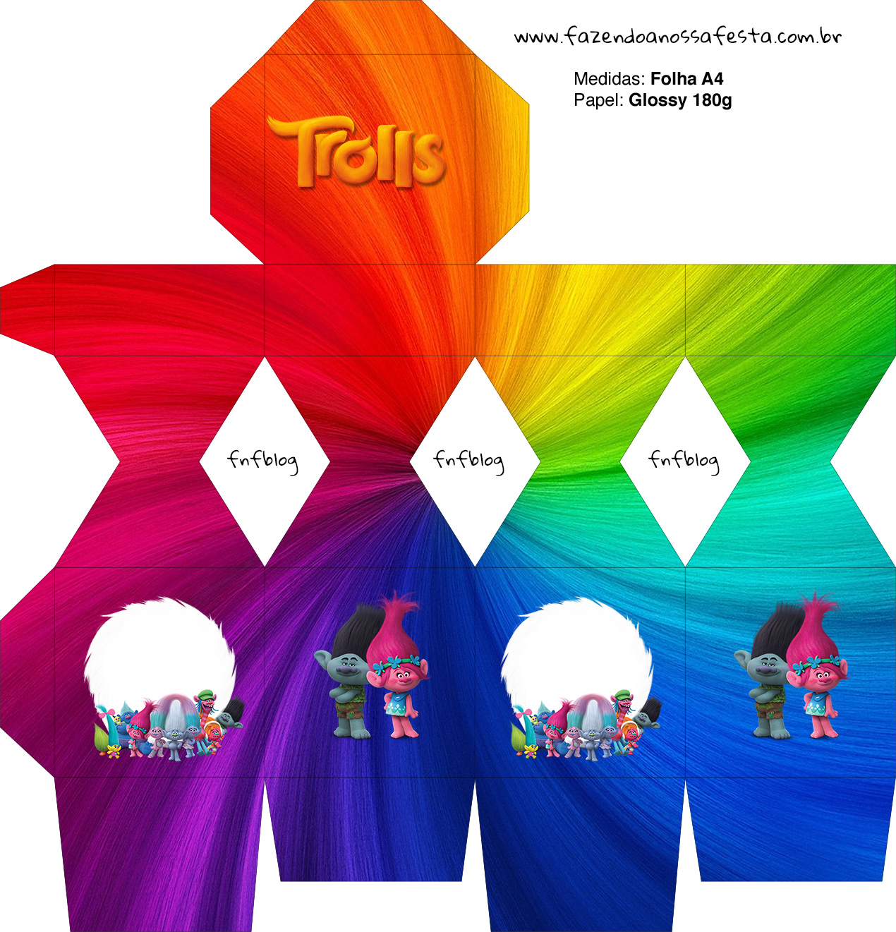 Trolls: Free Printable Boxes. - Oh My Fiesta! in english