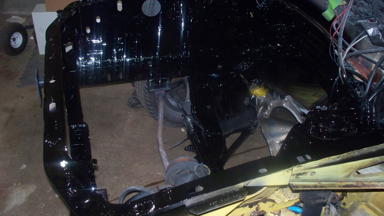 Fox Body Mustang Restoration: Painting Engine Compartment