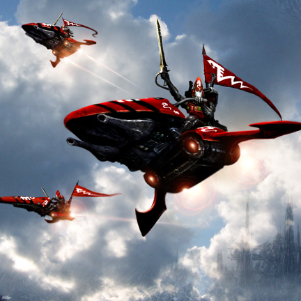 The Spirit Chamber: winds of change part 3: Transitioning Jetbike Eldar ...