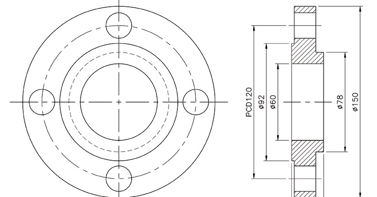 Tutorial AutoCAD #1 | Belajar Membuat Flange - IlmuCad 123
