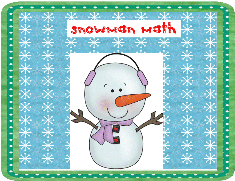 Lovely Literacy & More: Snowman Number Packet