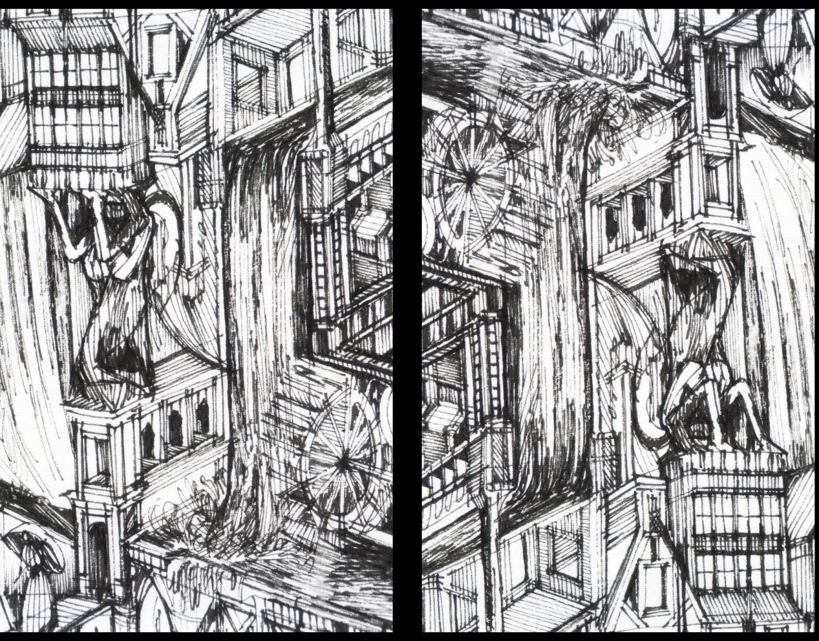 tittikaka_illustration: The Escher Drawing