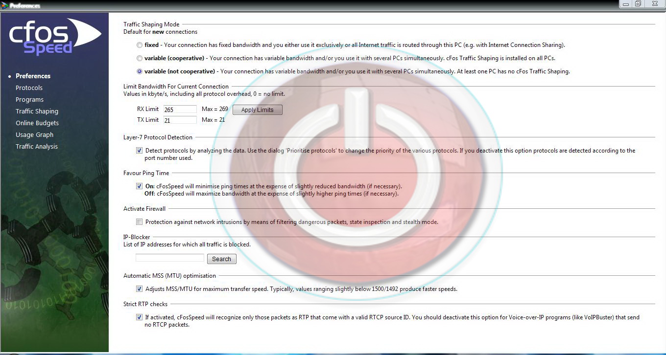 LABKOM: Setting CFosSpeed