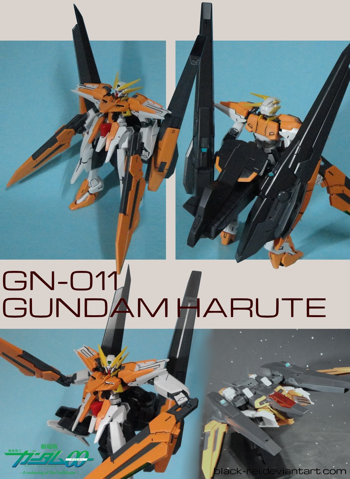 G Project: [Custom HG 1/144] GN-011 Gundam Harute