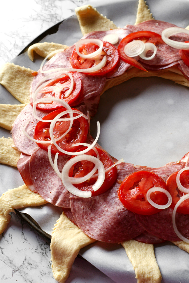 Italian Sub Crescent Roll Ring | The Two Bite Club