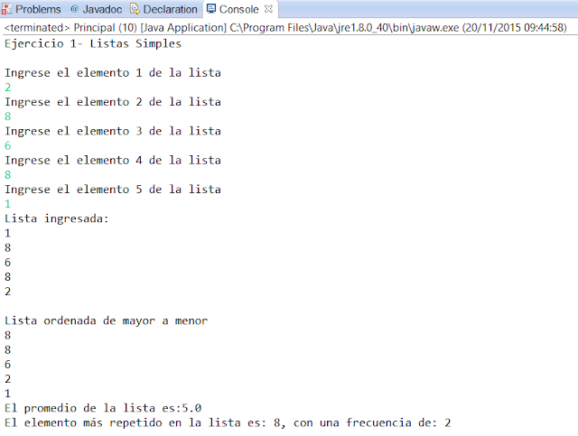 Diversión con Estructura de Datos: Ejercicio 1 - Listas Simples