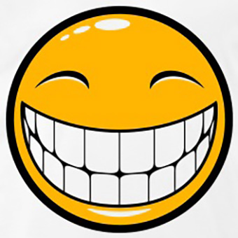 10 Happy Smileys Showing Teeth (Collection) | Smiley Symbol