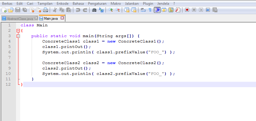 ABSTRACT CLASS DAN INTERFACE PADA JAVA