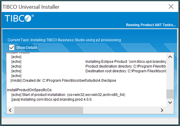 Tibco BW 6.X EasyToLearn: Installation of TIBCO Softwares components