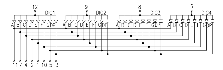 How to Interface a 4 Digit 7 Segment Display with Arduino UNO
