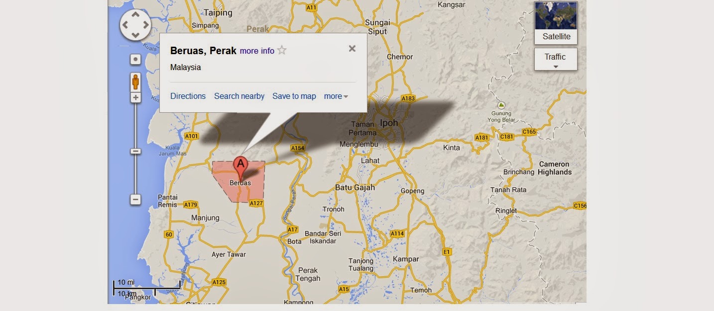 BERUAS- Dari Kejatuhan Gangga Negara: Peta Mukim Beruas