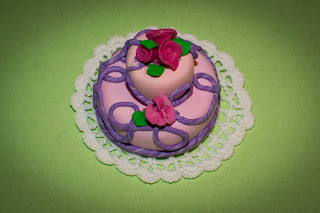 FATTAPPOSTA: Mini wedding cake fimo