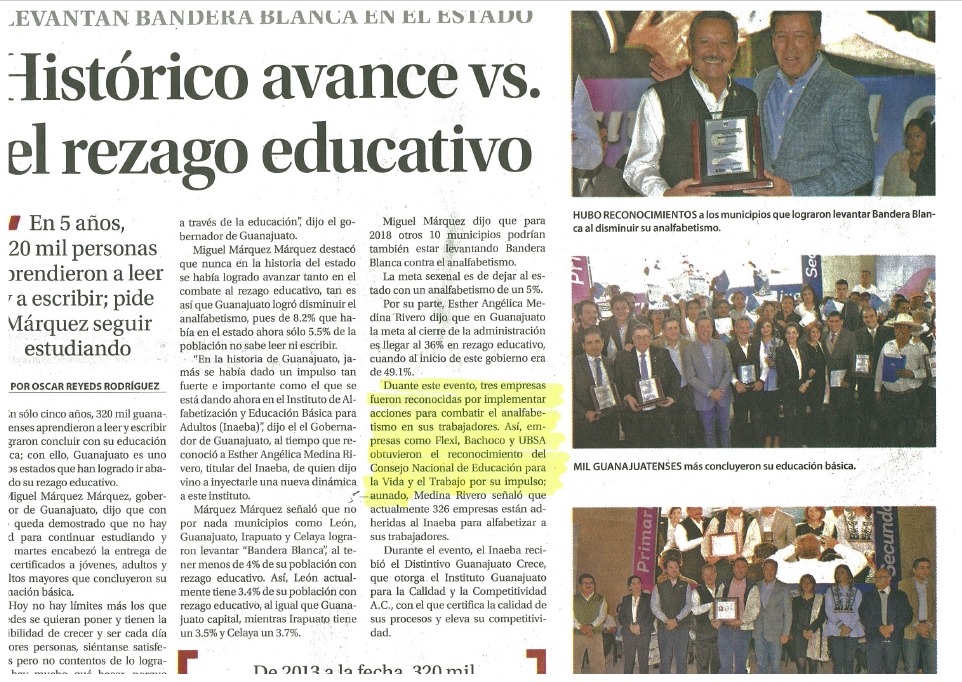 Urbanizadora del Bajío, S.A. de C.V.: Reconocimiento Conevyt 2017