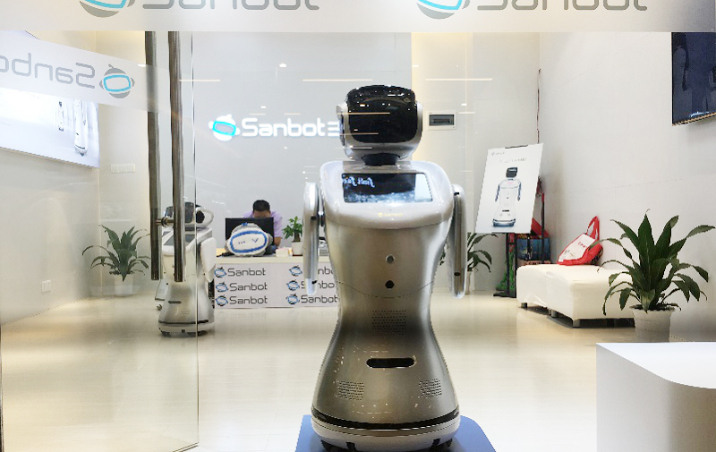 Sanbot Robotics: Sanbot's Second Experience Store Opened in Shirble Department Store