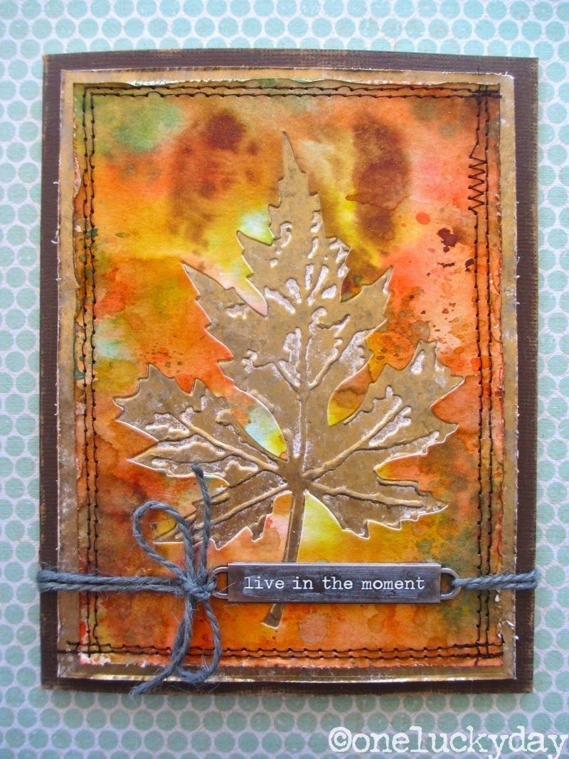 One Lucky Day: Layered Leaf Card