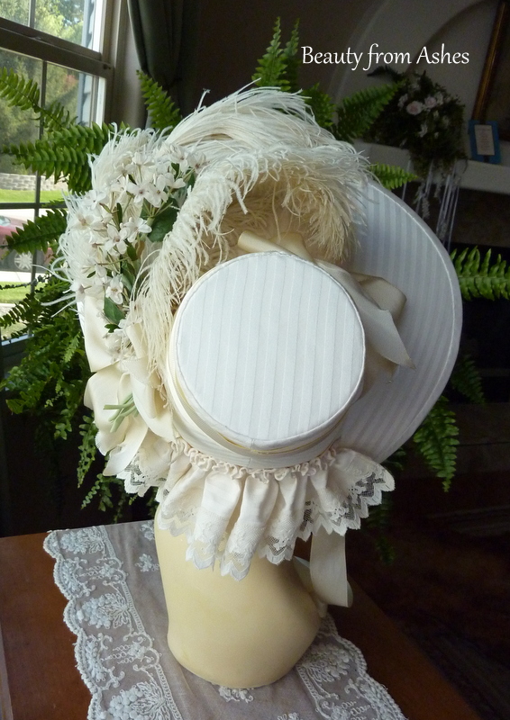 Beauty From Ashes: 1830s Wedding Bonnet and Accessories