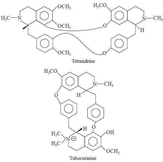 Alkaloids Derived from Tyrosine