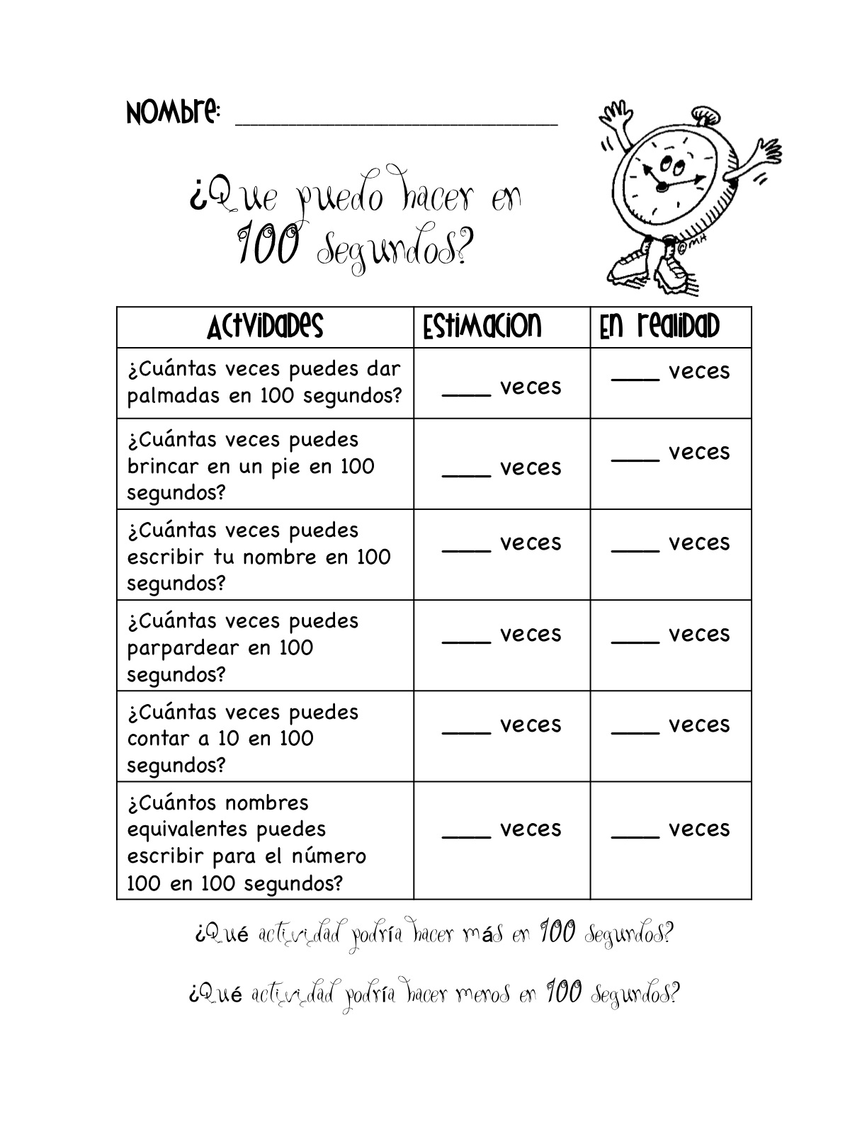 The Second Grade Superkids: 100th Day of School