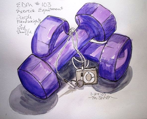 Emma Pod: EDM Challenge #103: Draw Exercise Equipment