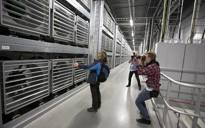 All the equipment inside is powered by locally generated hydro-electric ...