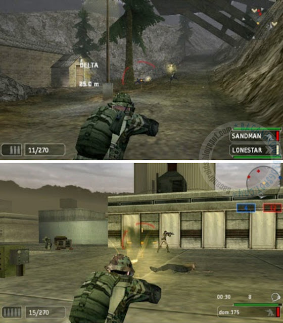 Game SOCOM US Navy Seals Fireteam Bravo 2 CSO Compress For PSP Android ...