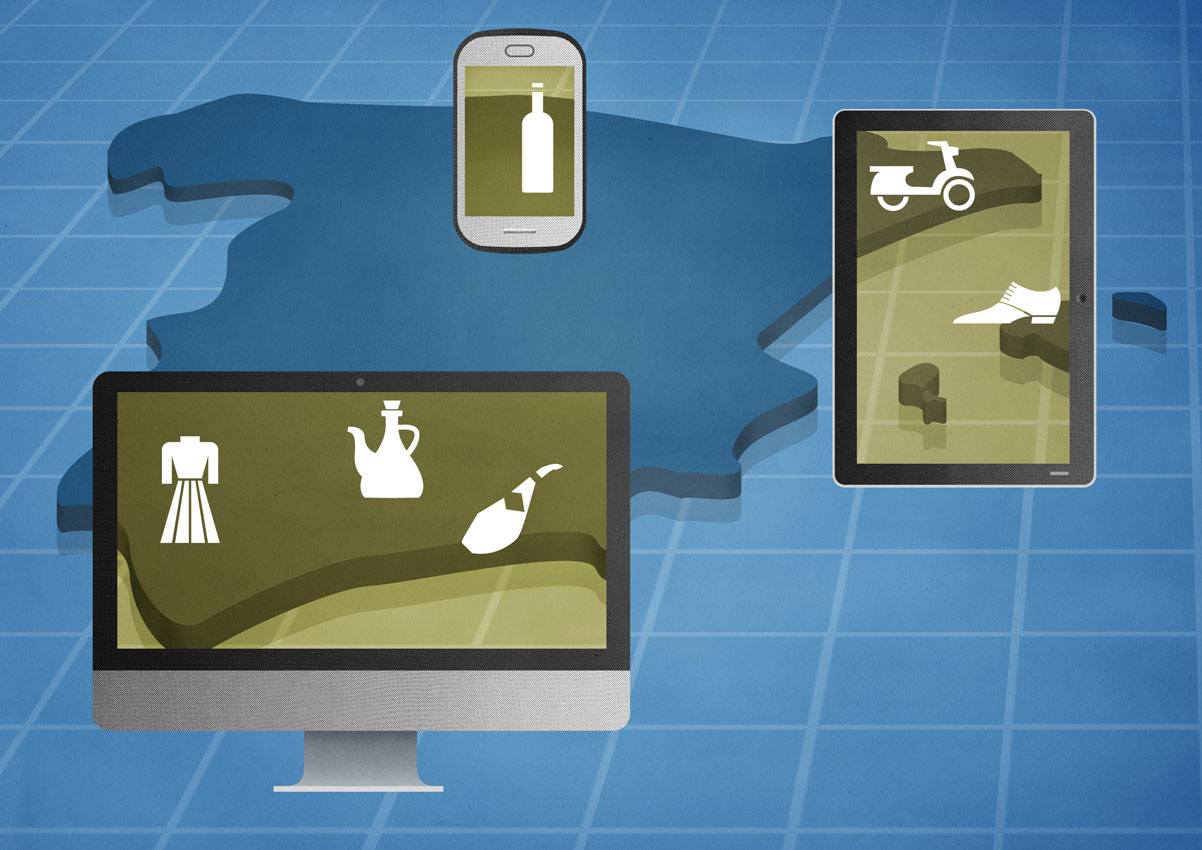 diego Blanco: COMERCIO ELECTRÓNICO (portadas para la Guía 20 minutos)