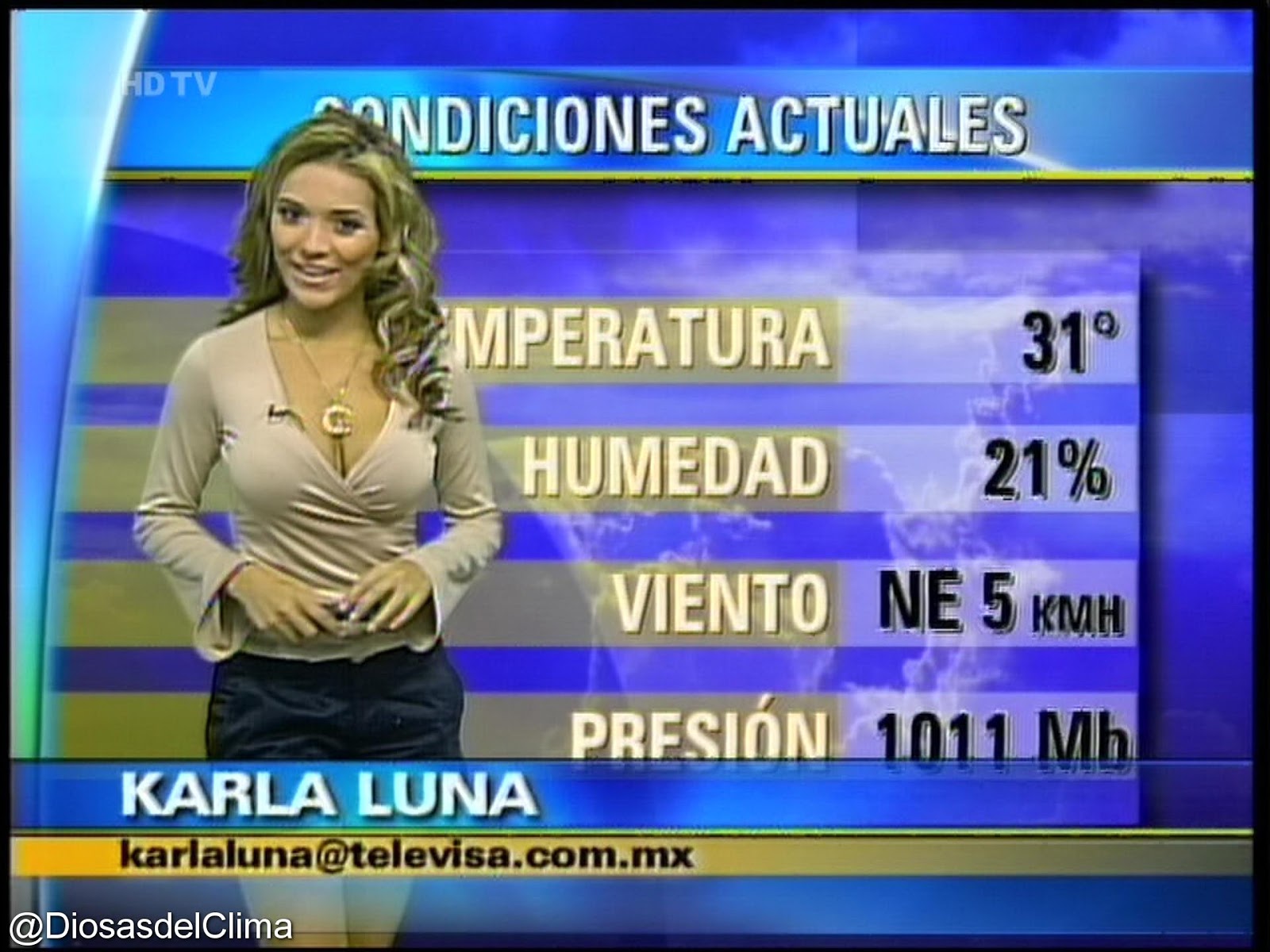 Las diosas del clima: Karla Luna