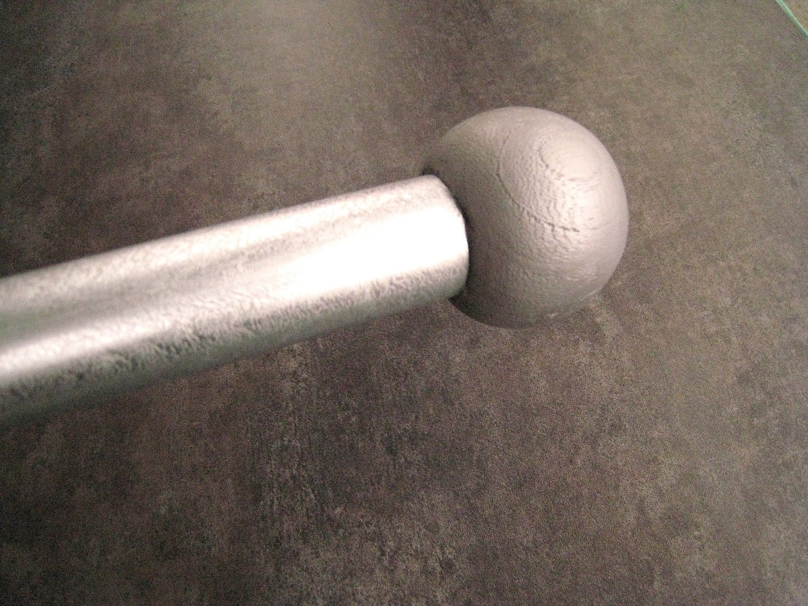 Rhody Life: DIY: Curtain Rod Finials