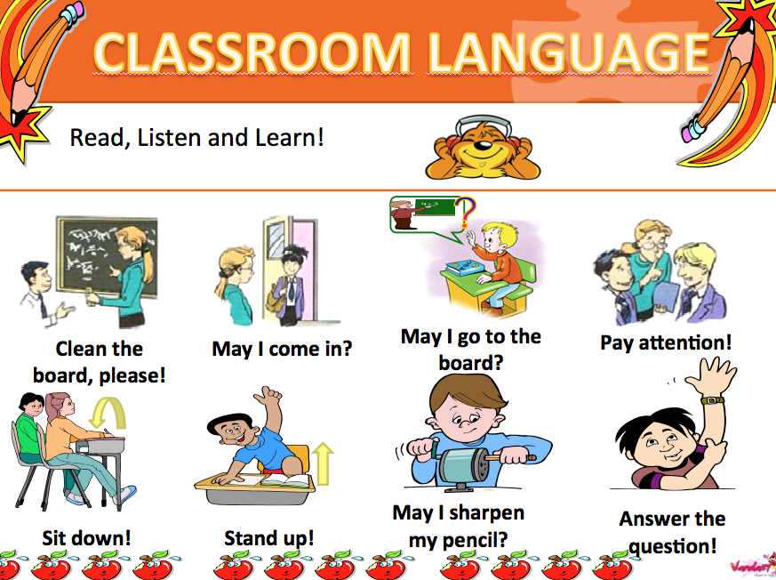 English Parade Since 1994: Classroom language