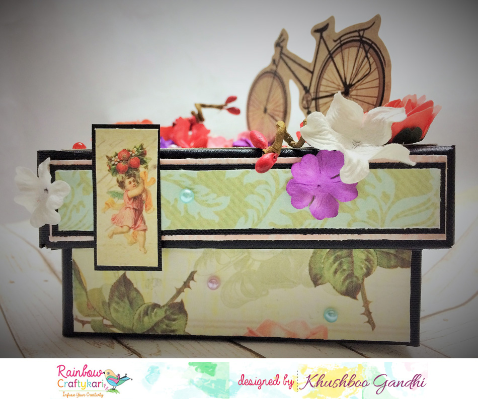 Welcome to Rainbow Craftykari Blog: Quick and Easy Chipboard Box ...