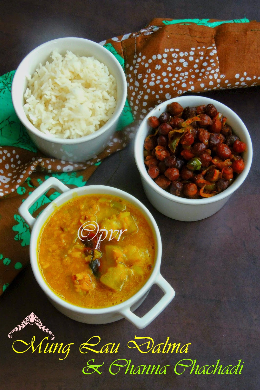 Priya's Versatile Recipes: Mung Lau Dalma & Channa Chadchadi - Orissa ...