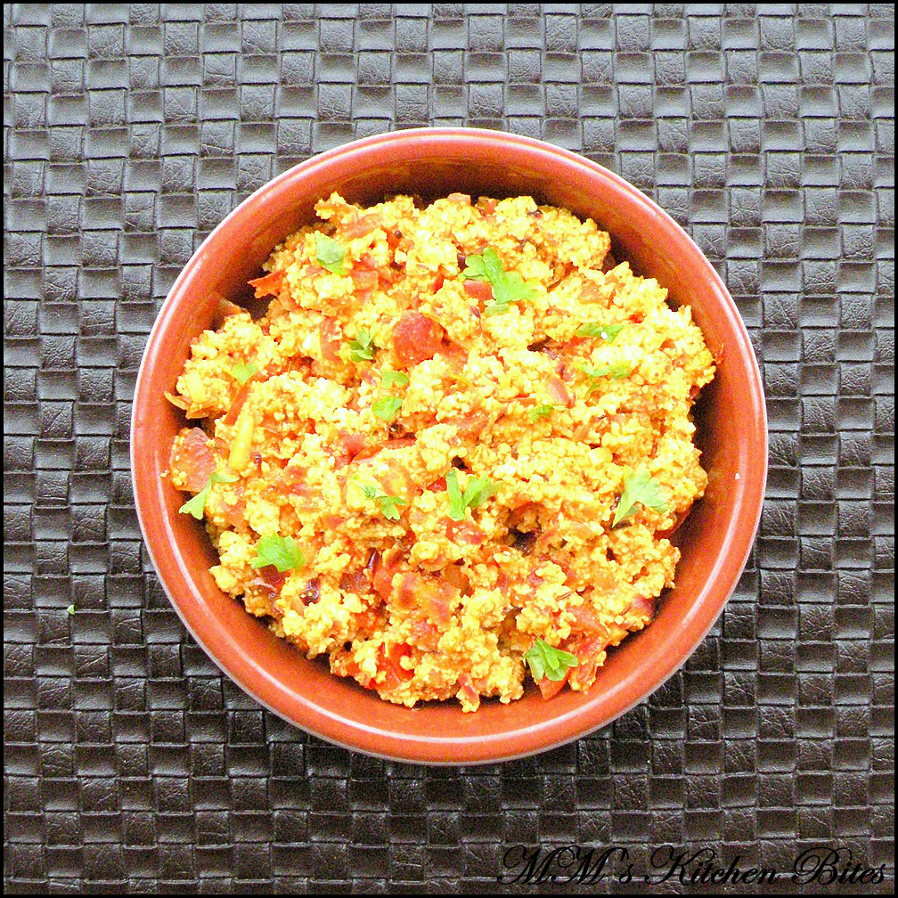 MM's Kitchen Bites: Paneer Bhurji...hard work pays!!!
