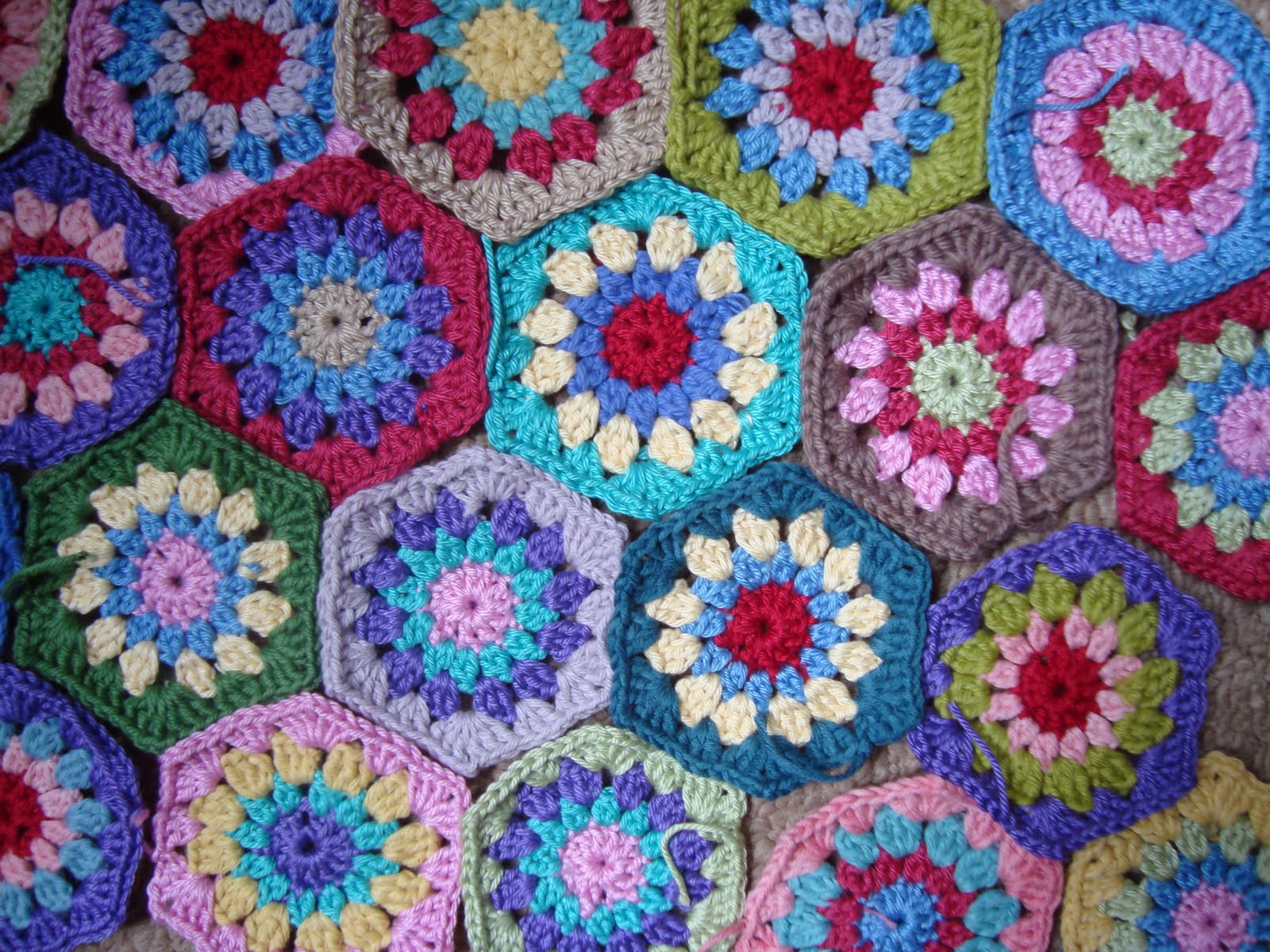 Lizzy knits: Hexagons