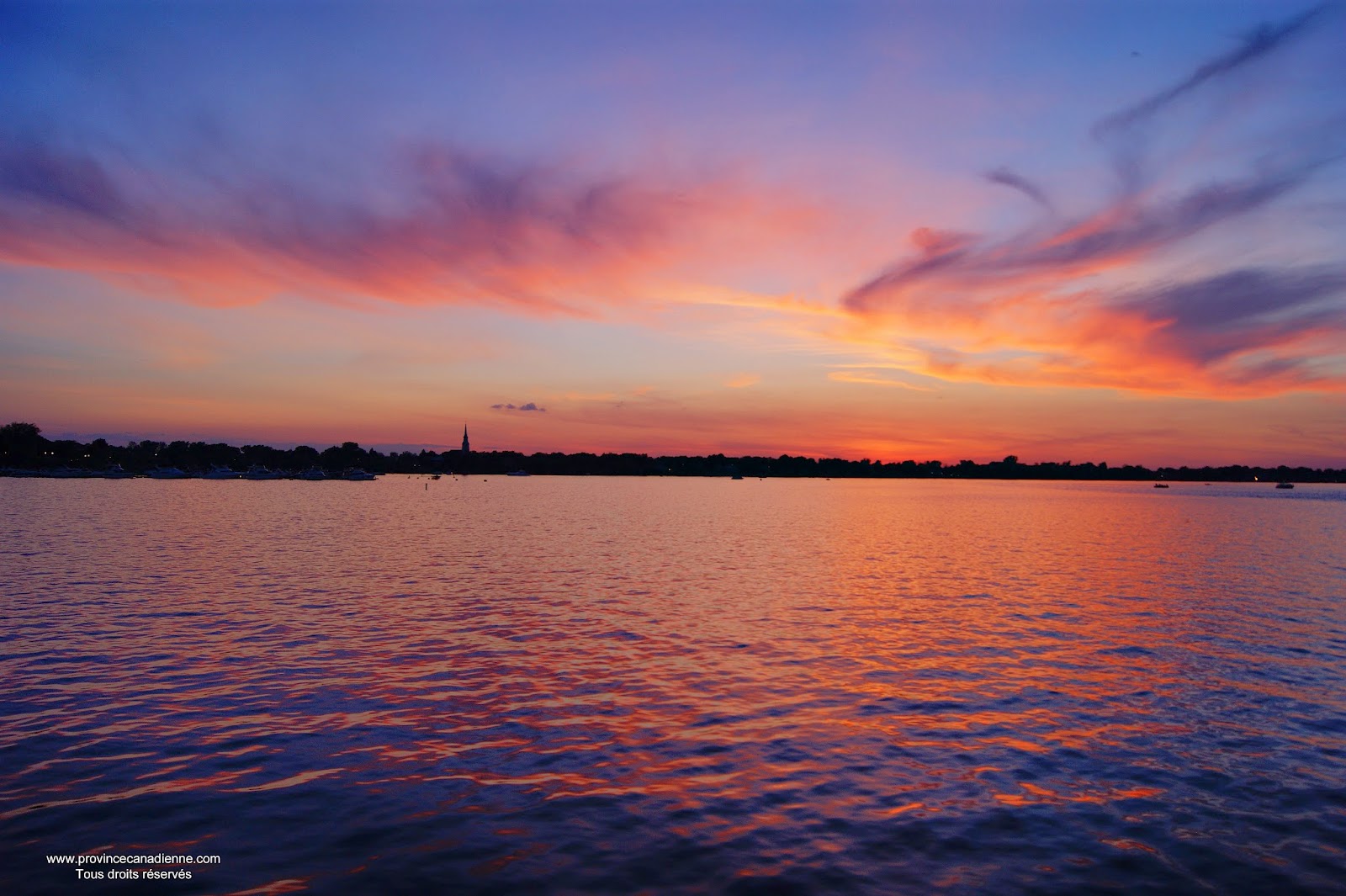Province canadienne: Une série coucher de soleil, bassin de Chambly