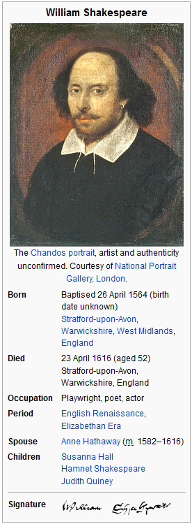 William Shakespeare - Wikipedia