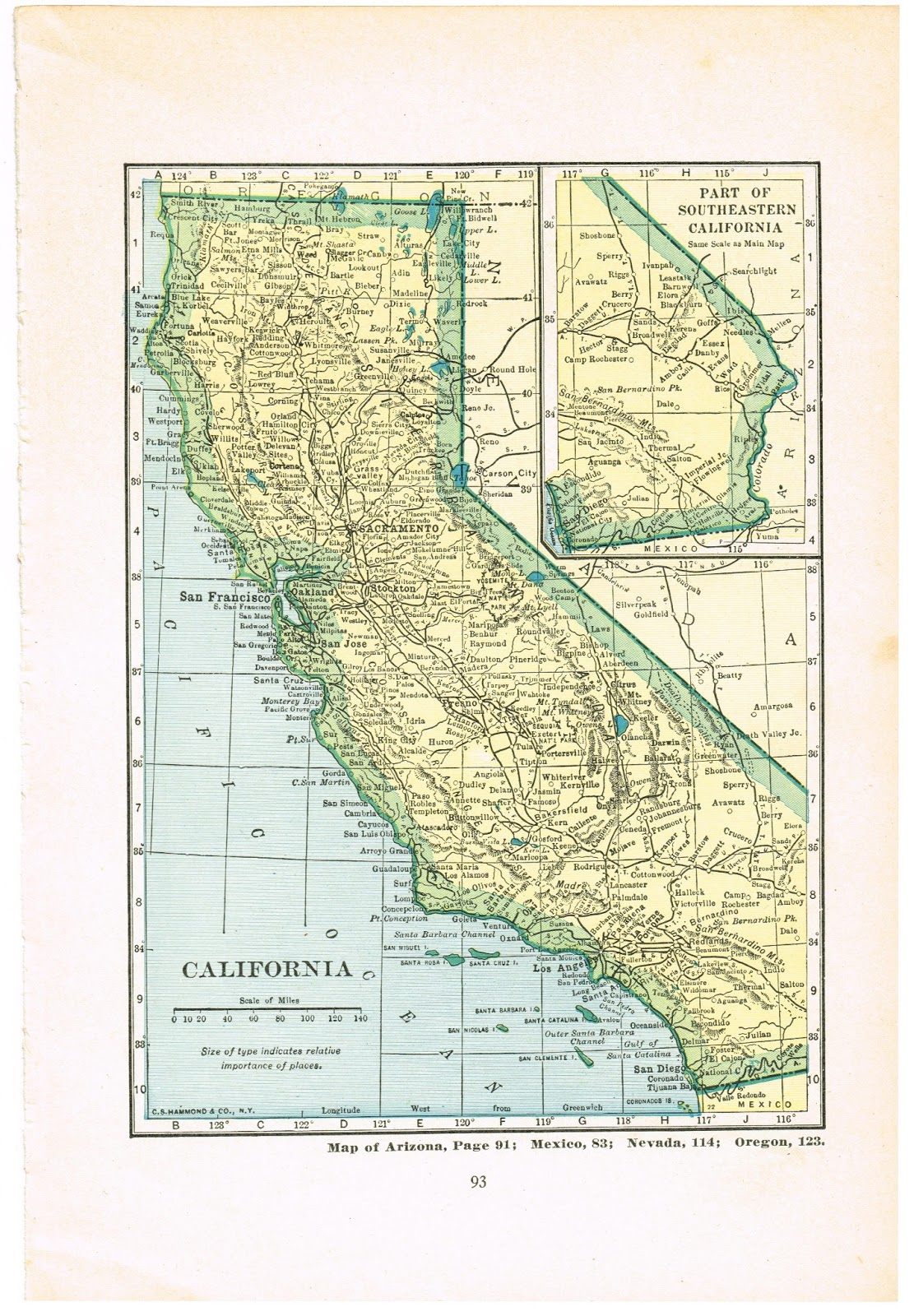 Antique Graphics Wednesday - 1900's Maps of the World & ALL 50 States ...