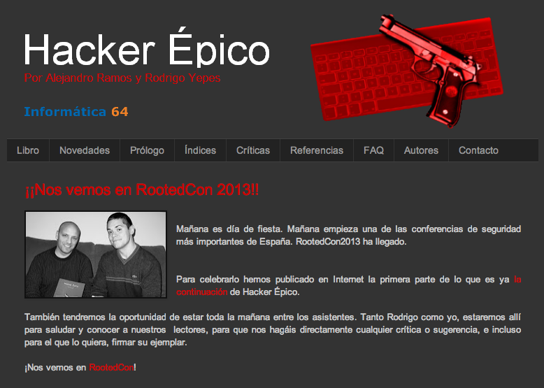 Arranca Rooted CON 2013 ~ Security By Default