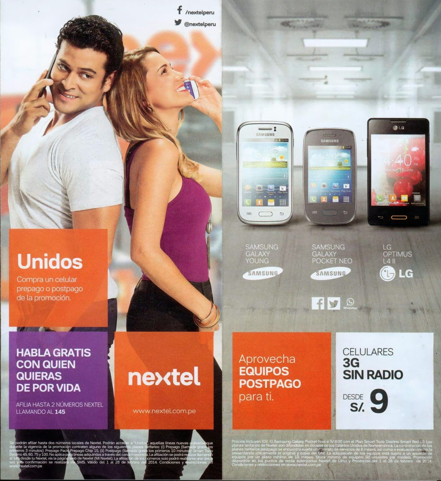 Nextel Perú: Catálogo de equipos Nextel Febrero 2014