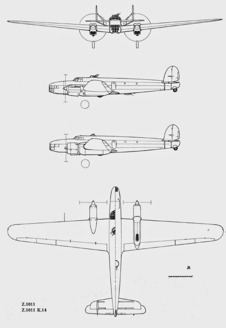 Italian Aircraft of WWII: CANT Z.1011