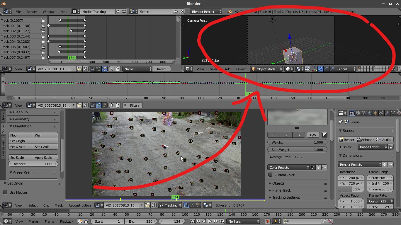 Quick Camera Tracking Tutorial in Blender - Doodle Notes