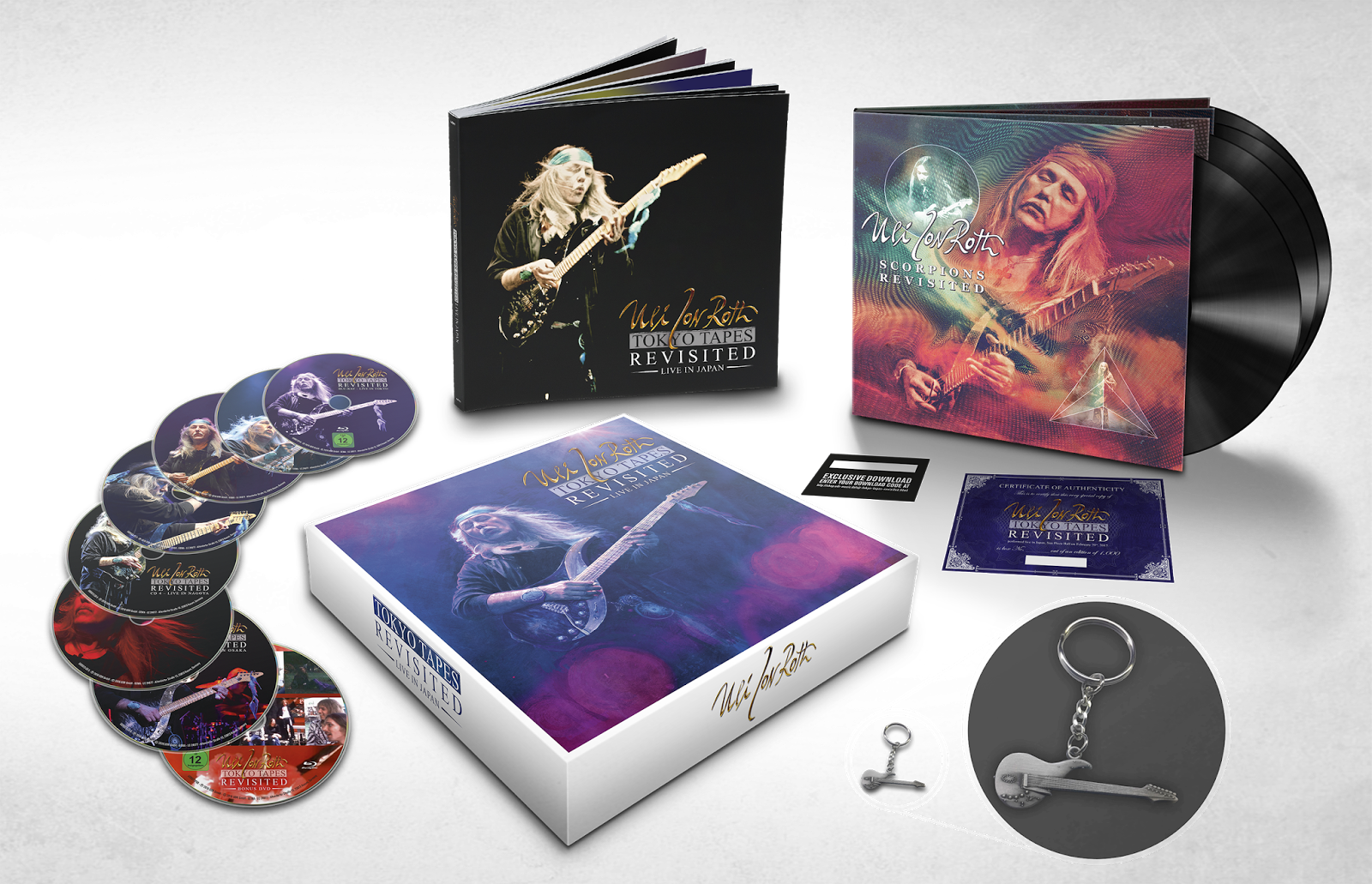 A Cripta do Trevas: Uli Jon Roth – Tokyo Tapes Revisited (Box Set: Blu-Ray + 2cds – 2016)