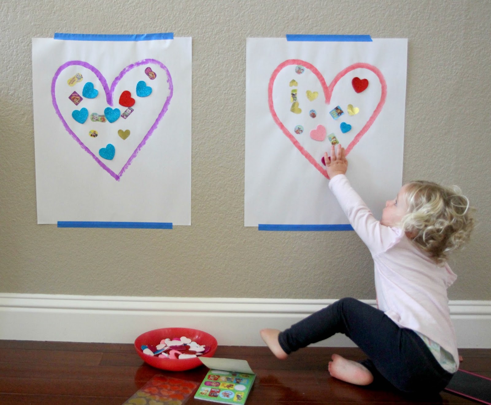 Toddler Approved Easy Sticker Heart Toddler Activity toddler-approved-easy-sticker-heart-toddler-activity