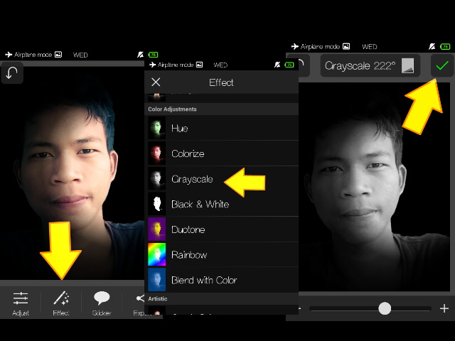 Cara membuat Efek Low Key menggunakan Picsay Pro - Erwan809