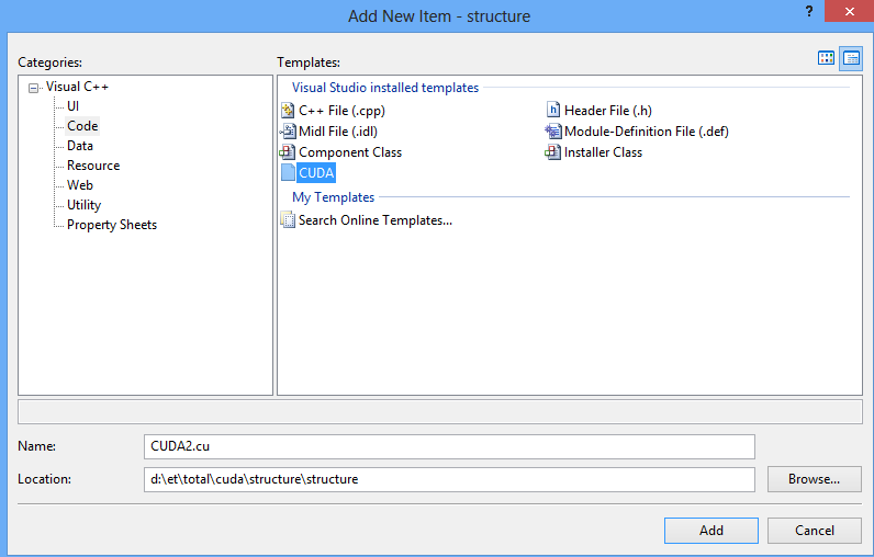 how to start cuda programming in windows in visual studio.