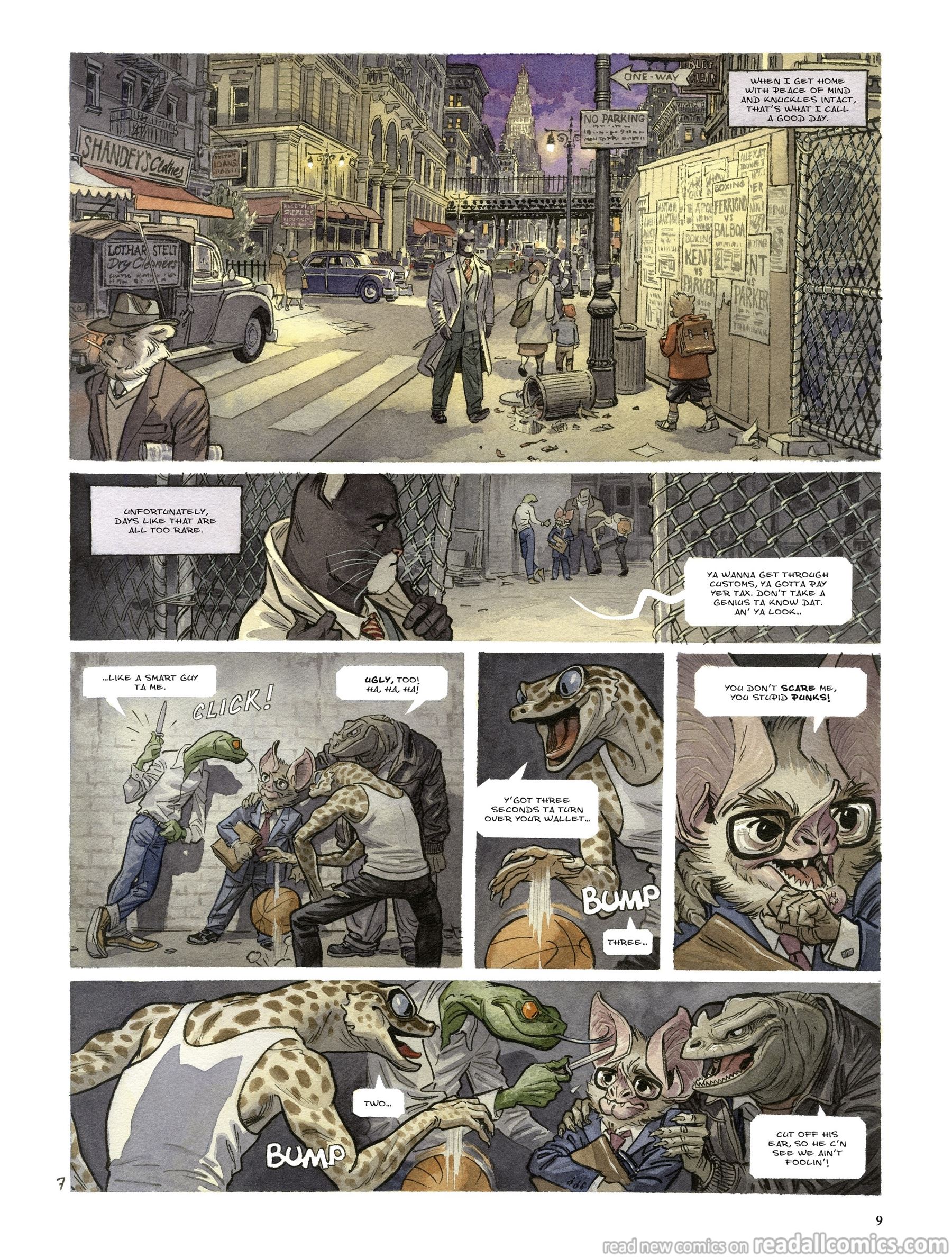 Blacksad vol 6 – They All Fall Down Part 1 (2021) | Read All Comics Online
